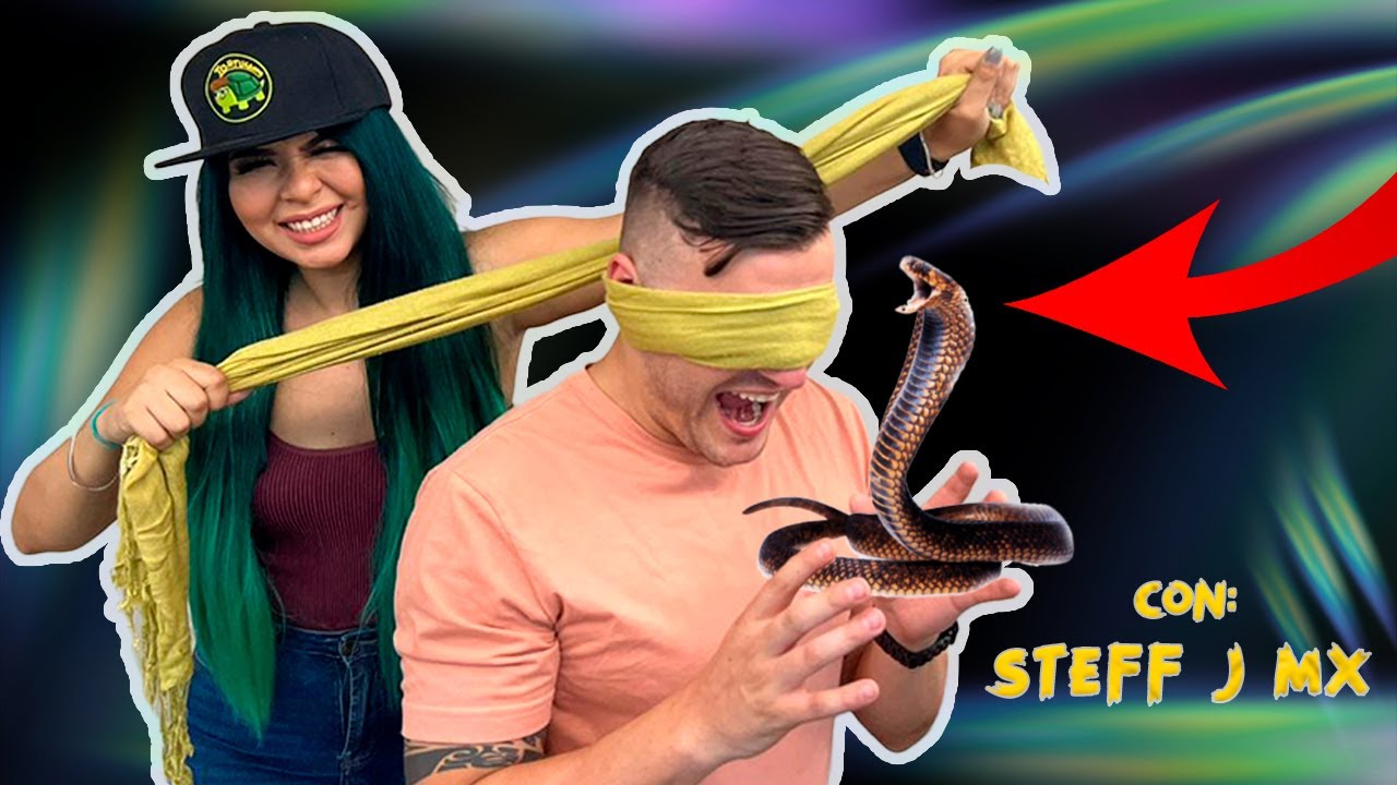 RETO EXTREMO CON STEFF J ! ADIVINA EL ANIMAL CON LOS OJOS TAPADOS - YouTube