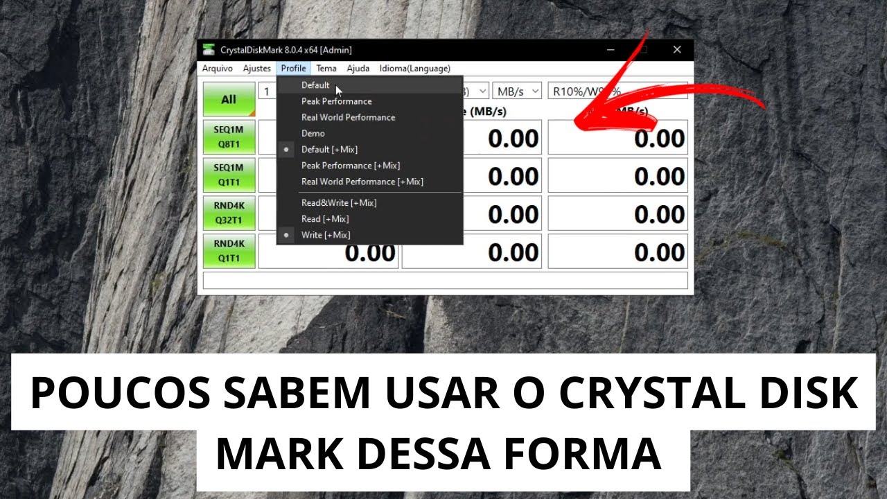 Avalie o DESEMPENHO do seu DISCO: Guia Completo para Instalar e Usar o CRYSTALDISKMARK No ...