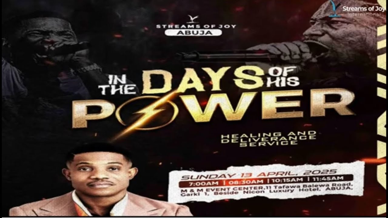 IN THE DAYS OF HIS POWER [SUNDAY SERVICE] 13TH APRIL 2025 #nsppd # ...