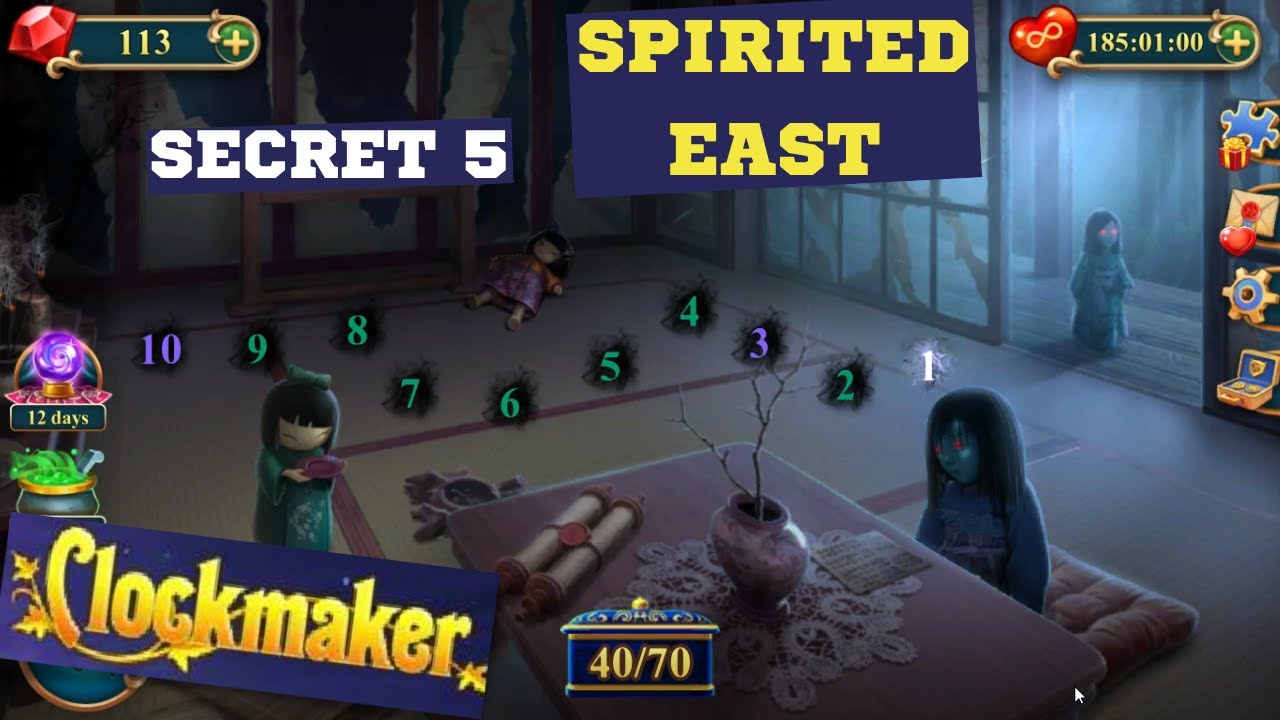 How to play Clockmaker event Spirited East Secret 5 - YouTube