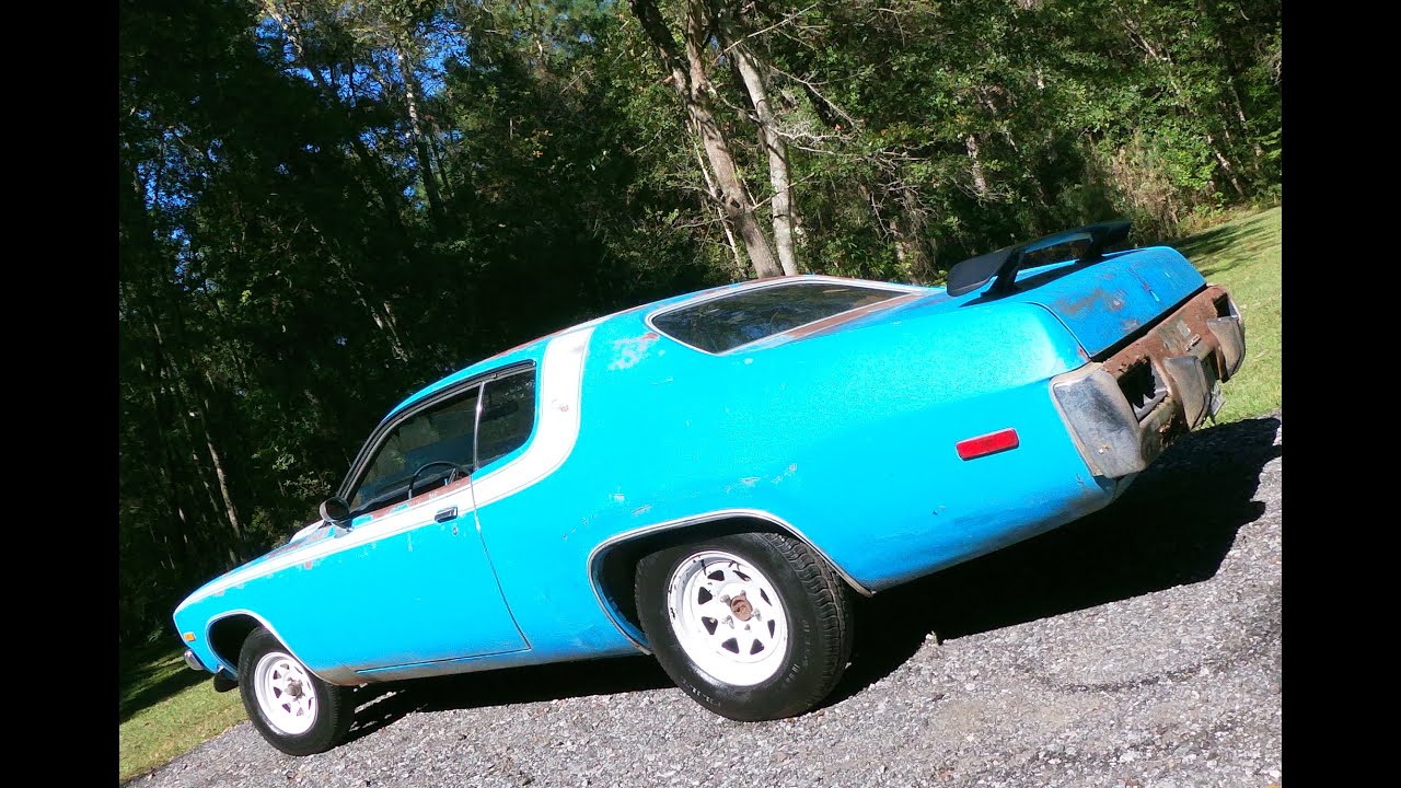 Go wing and eyebrow spoilers on my '73 Road Runner - YouTube