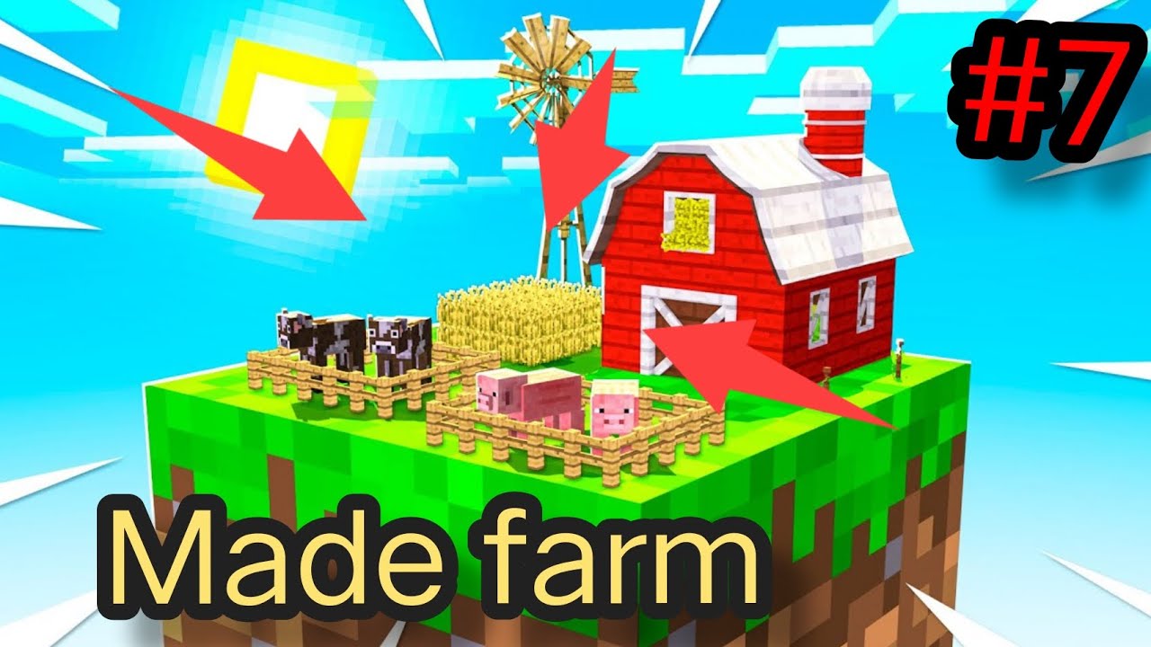 minecraft one block made farm part 7 - YouTube