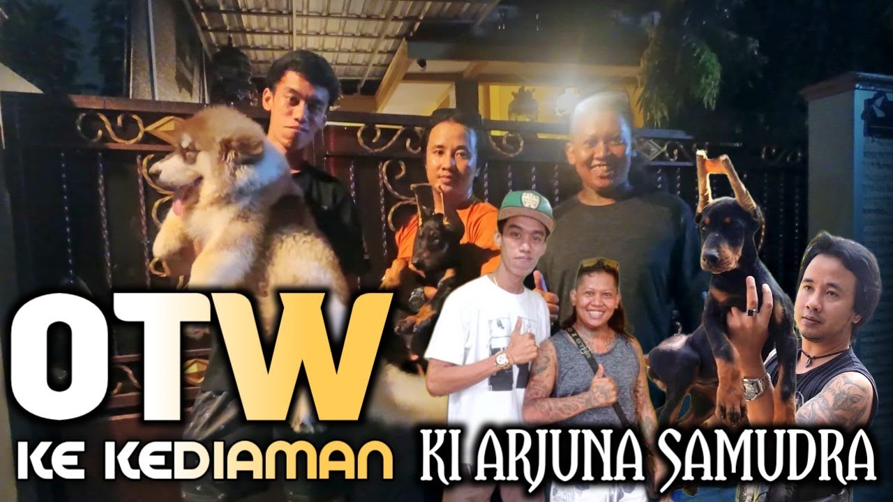 OTW !! KE KEDIAMAN KI ARJUNA SAMUDRA UNTUK MENGANTAR || ANJING DOBERMAN ...