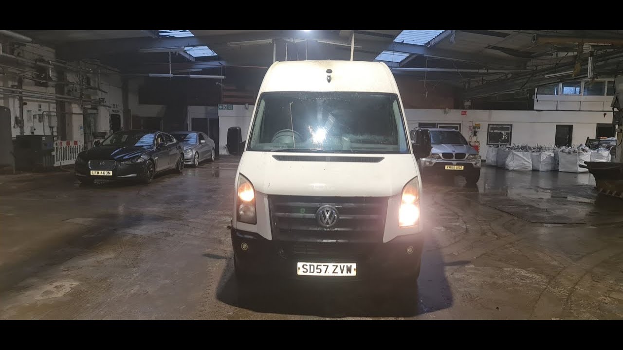 K8852 - engine test VW Crafter 2.5TDi PD / BJK / 6sp.man - YouTube