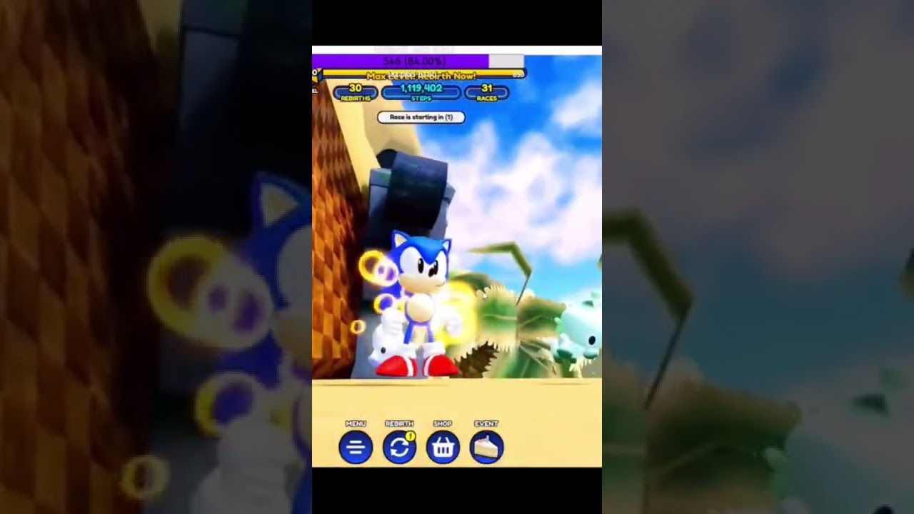 I Unlocked the Legendary Classic Sonic Outfit on Roblox Sonic Speed ...