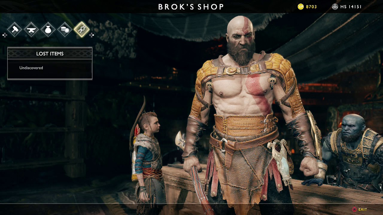 God of War Atreus Armor Craft List After Alfheim - YouTube