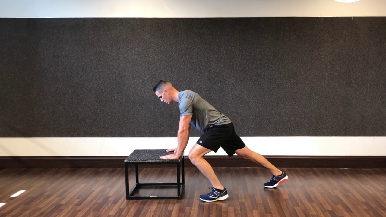 Elevated Step Back Burpee - YouTube