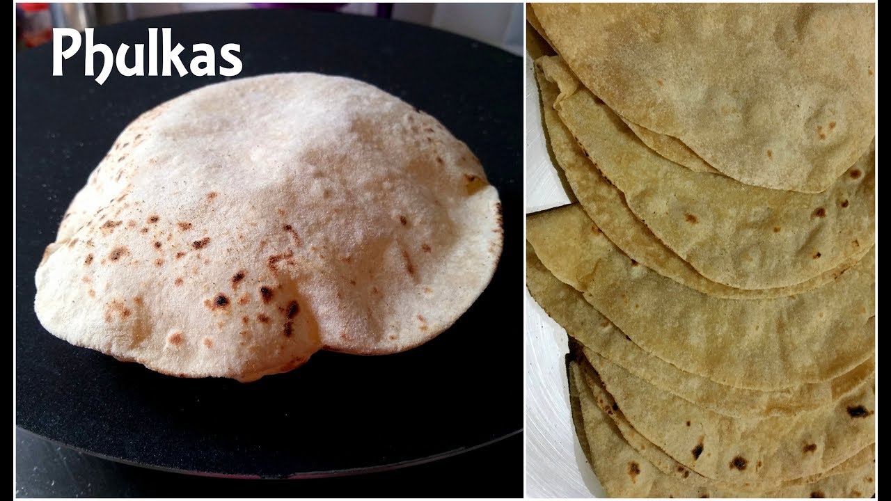 Easy Phulka | Chapati Recipe step by step-How to make Soft Chapati and ...