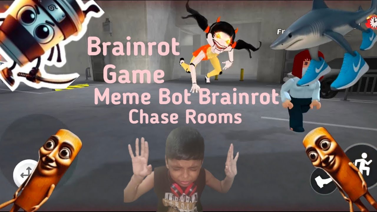 Meme Bot Brainrot Chase Rooms#gamer - YouTube