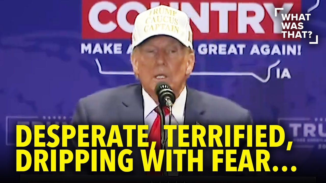 Trump DRIPPING with FEAR on Campaign Trail as His PANIC Grows - YouTube