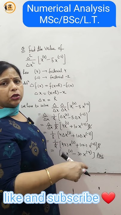 numerical Analysis |calculus of finite differences #msc #bscmaths #lt #net #numerical_analysis # ...