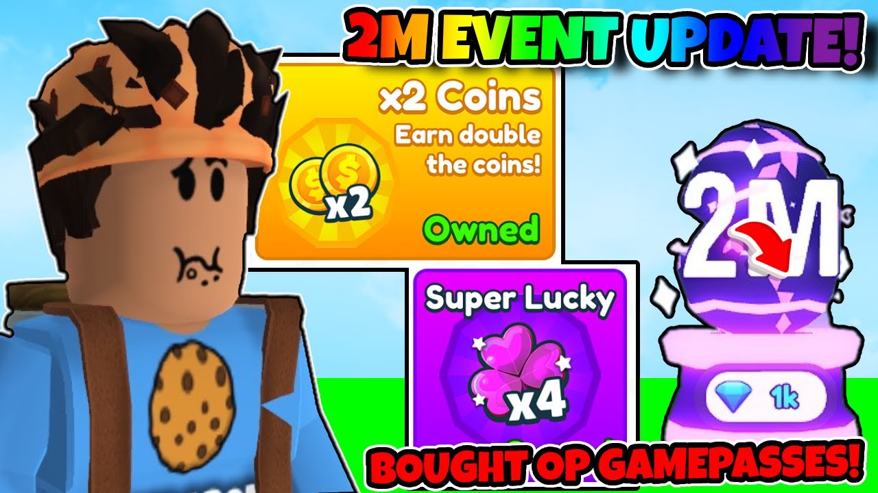 🎉🥚 NEW 2M EVENT IS HERE AND I BOUGHT EVEN MORE GAMEPASSES TO BECOME ...