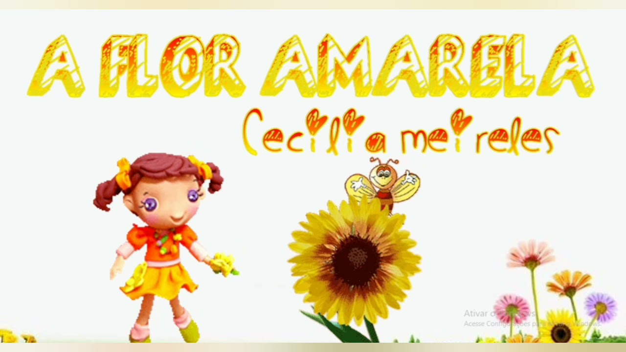 A flor Amarela conhecendo outras flores. - YouTube