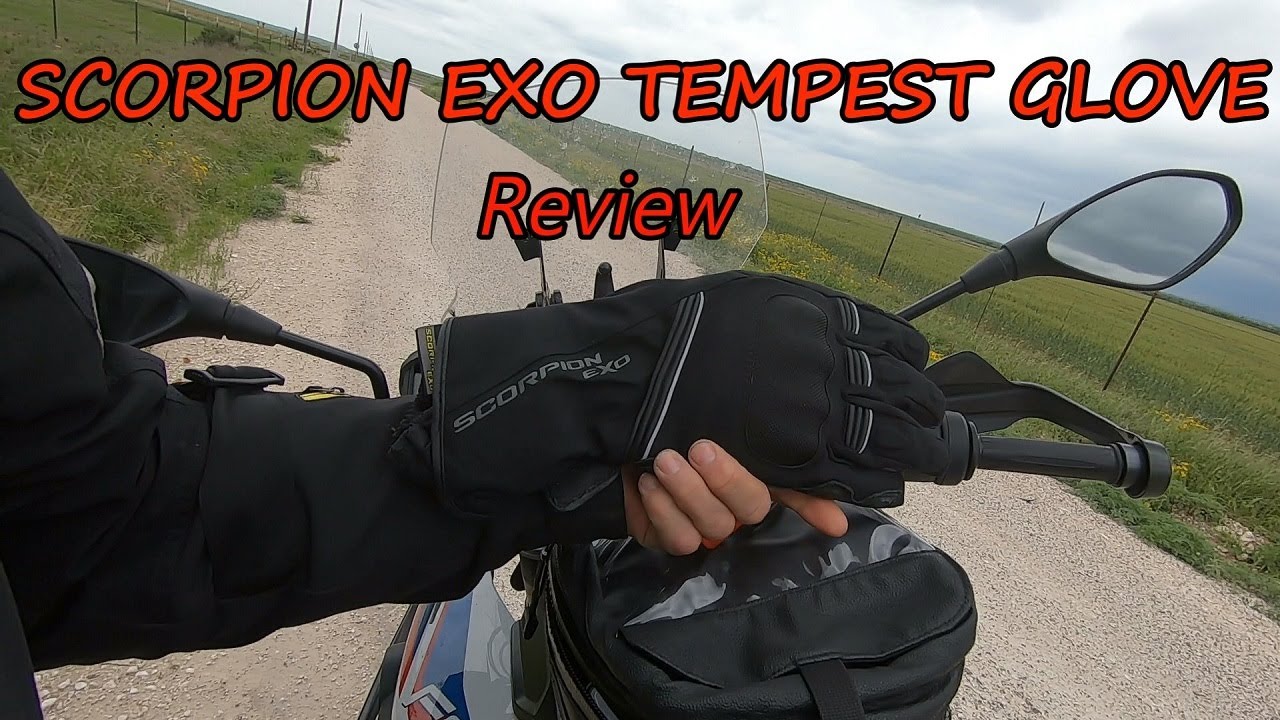 "SCORPION EXO TEMPEST GLOVE" REVIEW - YouTube