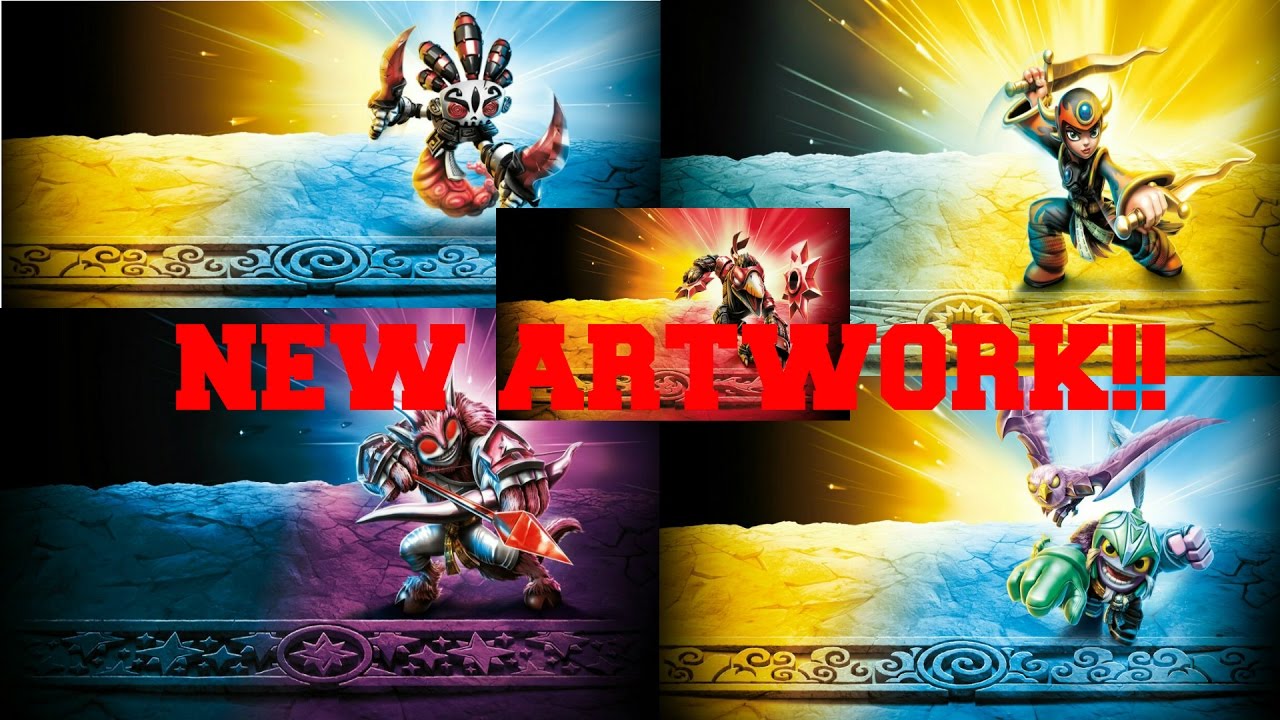 NEW VARIANT ART WORK!! Skylanders Imaginators - YouTube