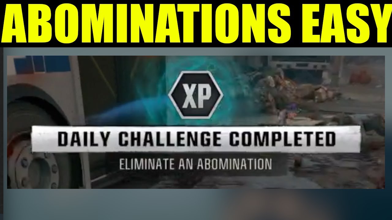 how to "eliminate an abomination" bo6 zombies guide (elite zombies ...
