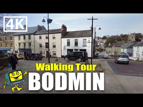 Bodmin - Cornwall UK - 4K Walking Tour - YouTube