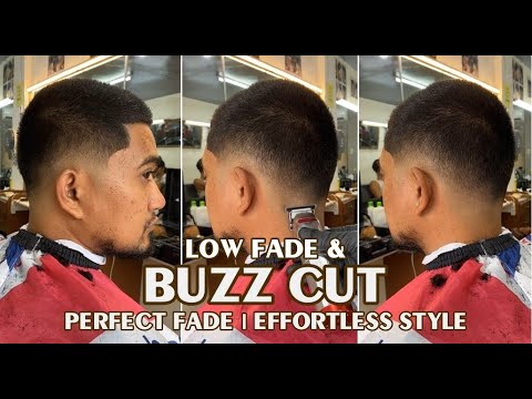Detailed Fade 🔥 How to Do a Perfect Buzz Cut & Low Fade | Two Styles ...