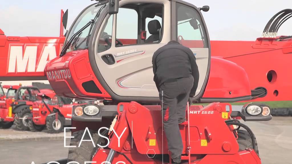 BIGGEST ROTATIVE TELEHANDLER MANITOU MRT 3255 - YouTube