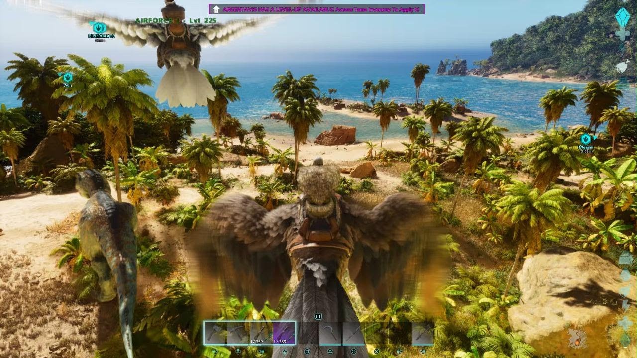 ARK bird fight for the argentavis win - YouTube