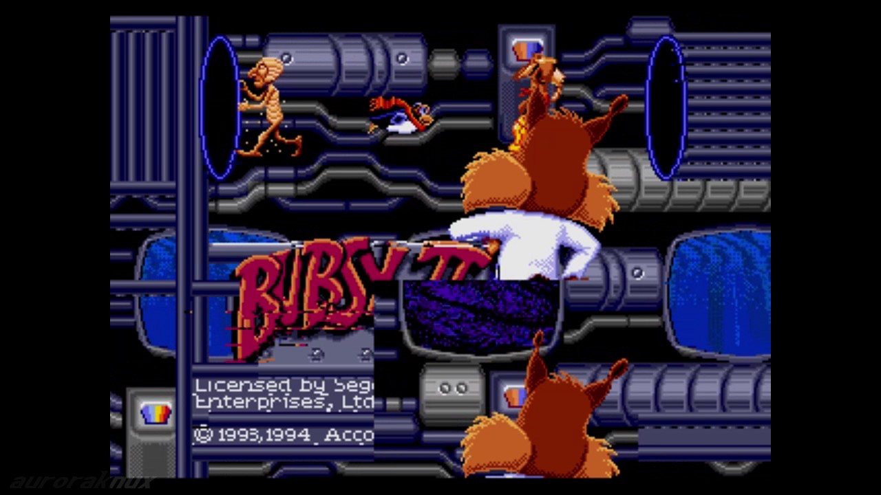 Bubsy II (Genesis) ROM Corruptions #3 - YouTube