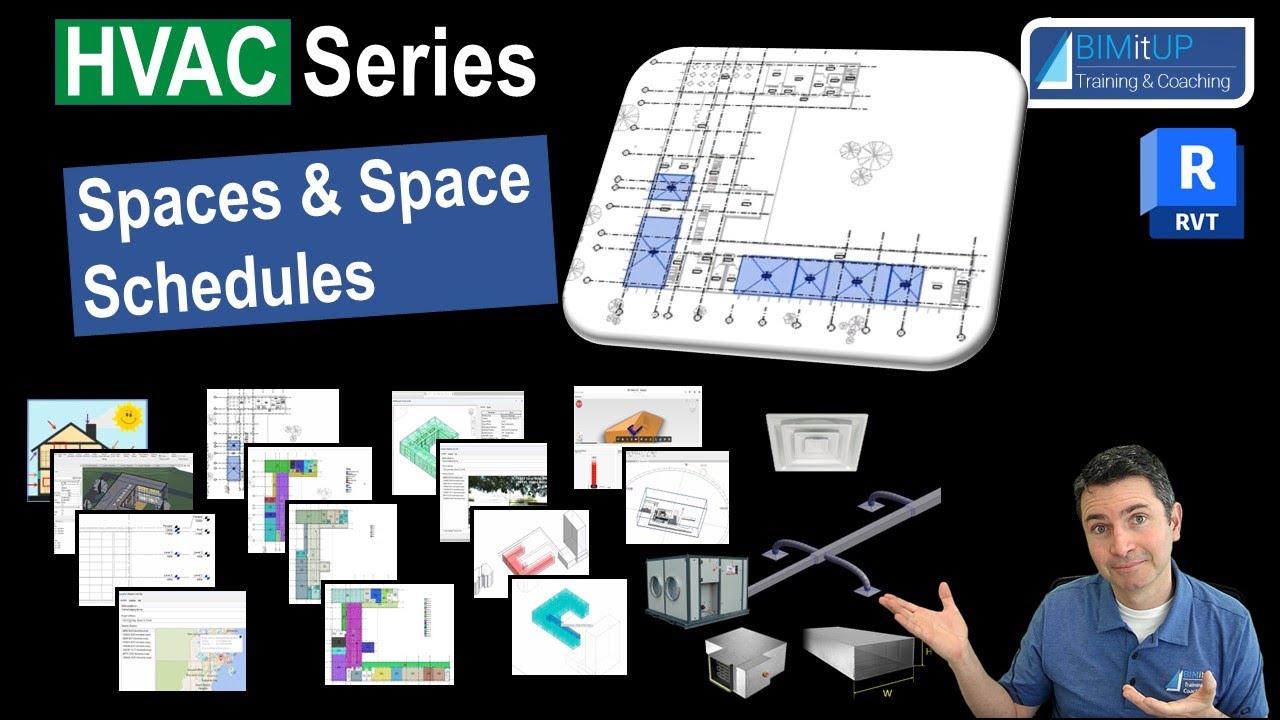 Revit HVAC 3 Revit Spaces. Creating, Deleting and Modifying - YouTube