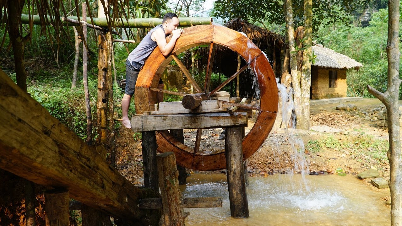 Full Video: TIMELAPSE | Finishes water wheel with great skills - YouTube