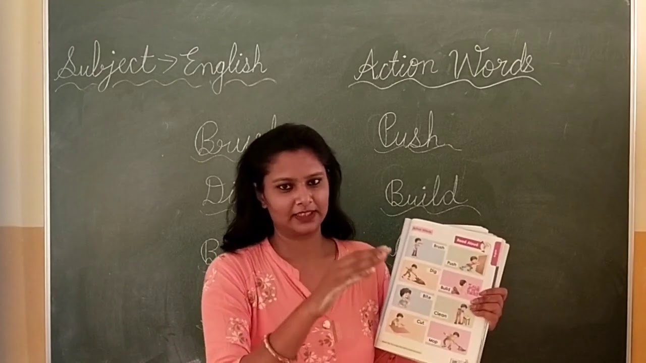 CLASS MONT , ENGLISH , (ACTION WORD) - YouTube