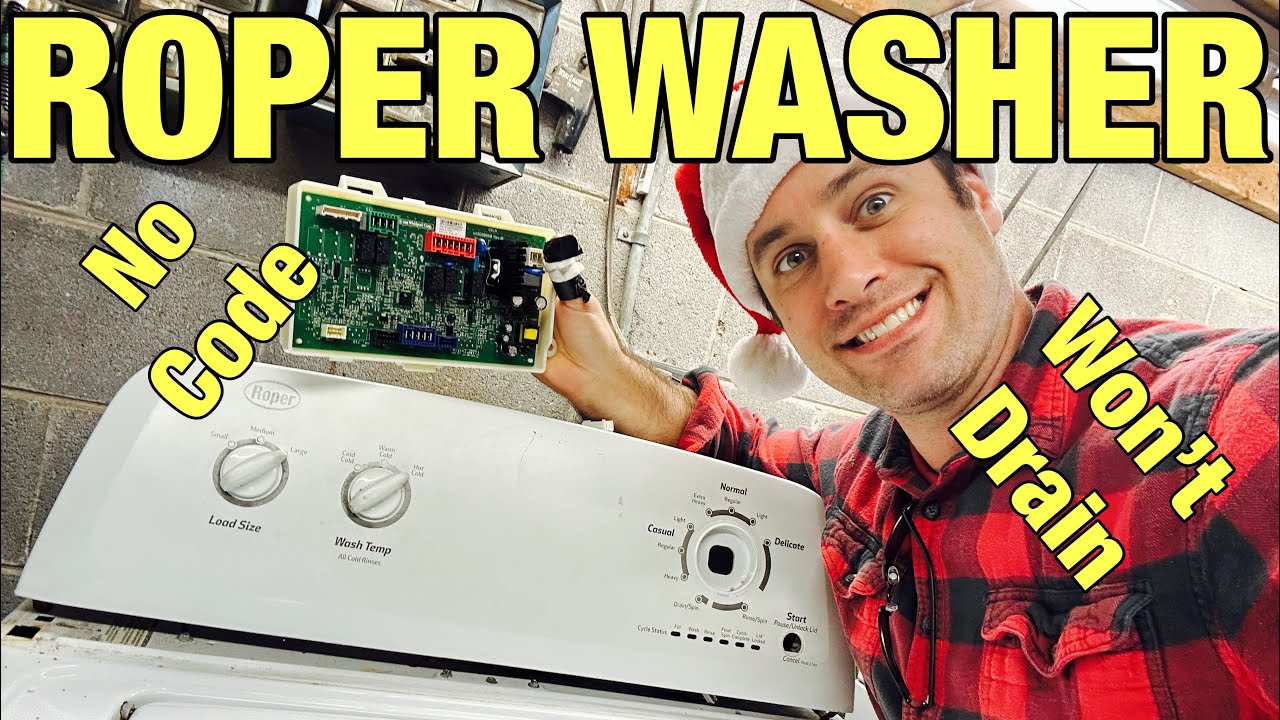 Roper Washer Not Draining