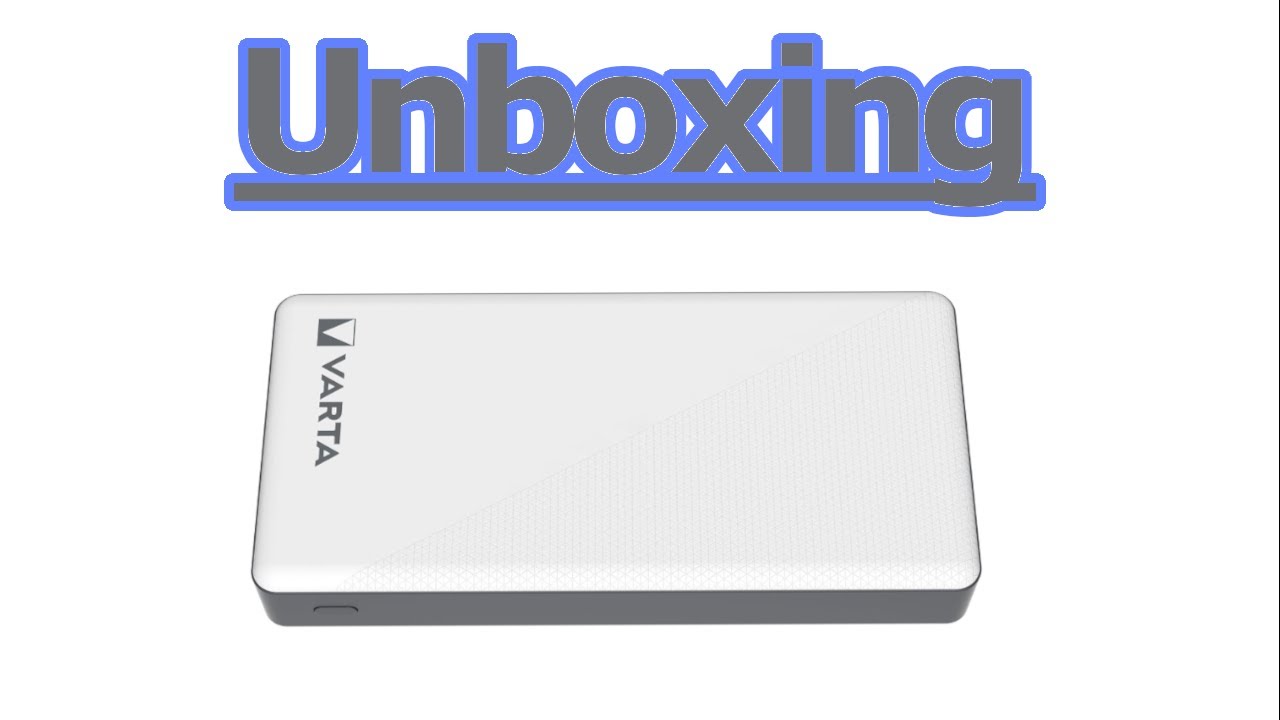 VARTA Power Bank 20000mAh 74 WH Weiß Unboxing & Test Video - YouTube