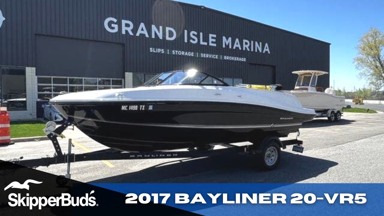 2017 Bayliner 20-VR5 Sport Boat Tour SkipperBud's - YouTube