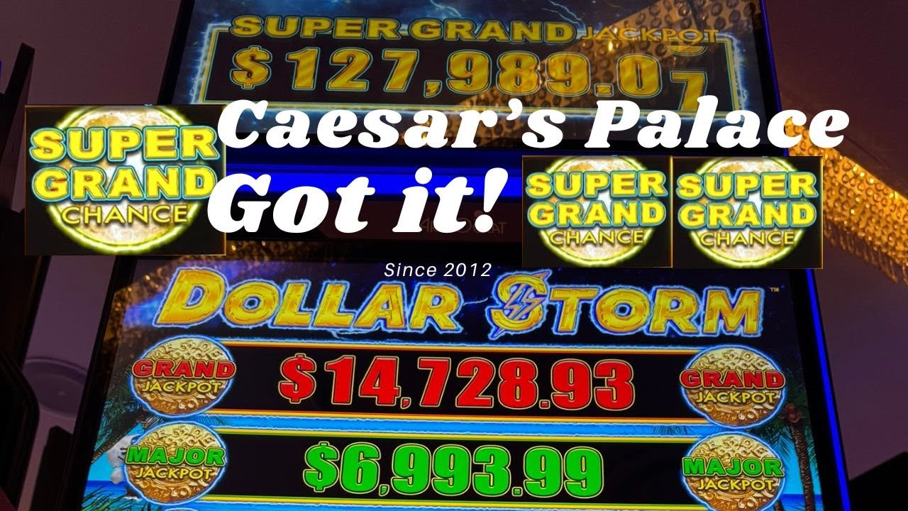 Super Grand Chance at Caesar's Palace. #highlimitslots #dollarstorm # ...