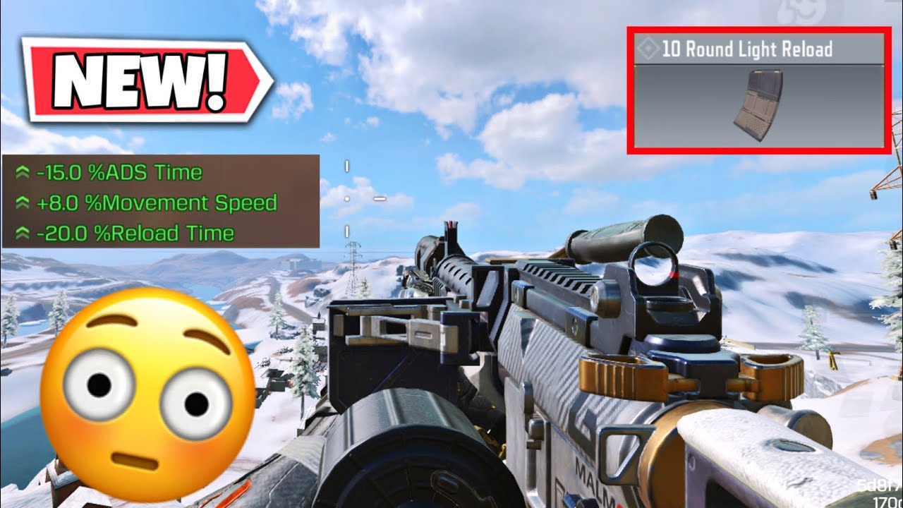*NEW* 10 ROUND LIGHT RELOAD FOR M4LMG???| CALL OF DUTY MOBILE BATTLE ...