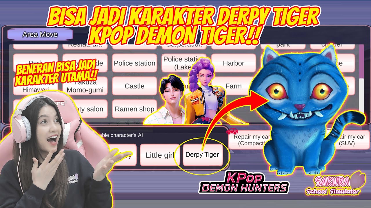 DERPY TIGER (KPOP DEMON HUNTER) BISA JADI KARAKTER UTAMA!! KEREEN ...