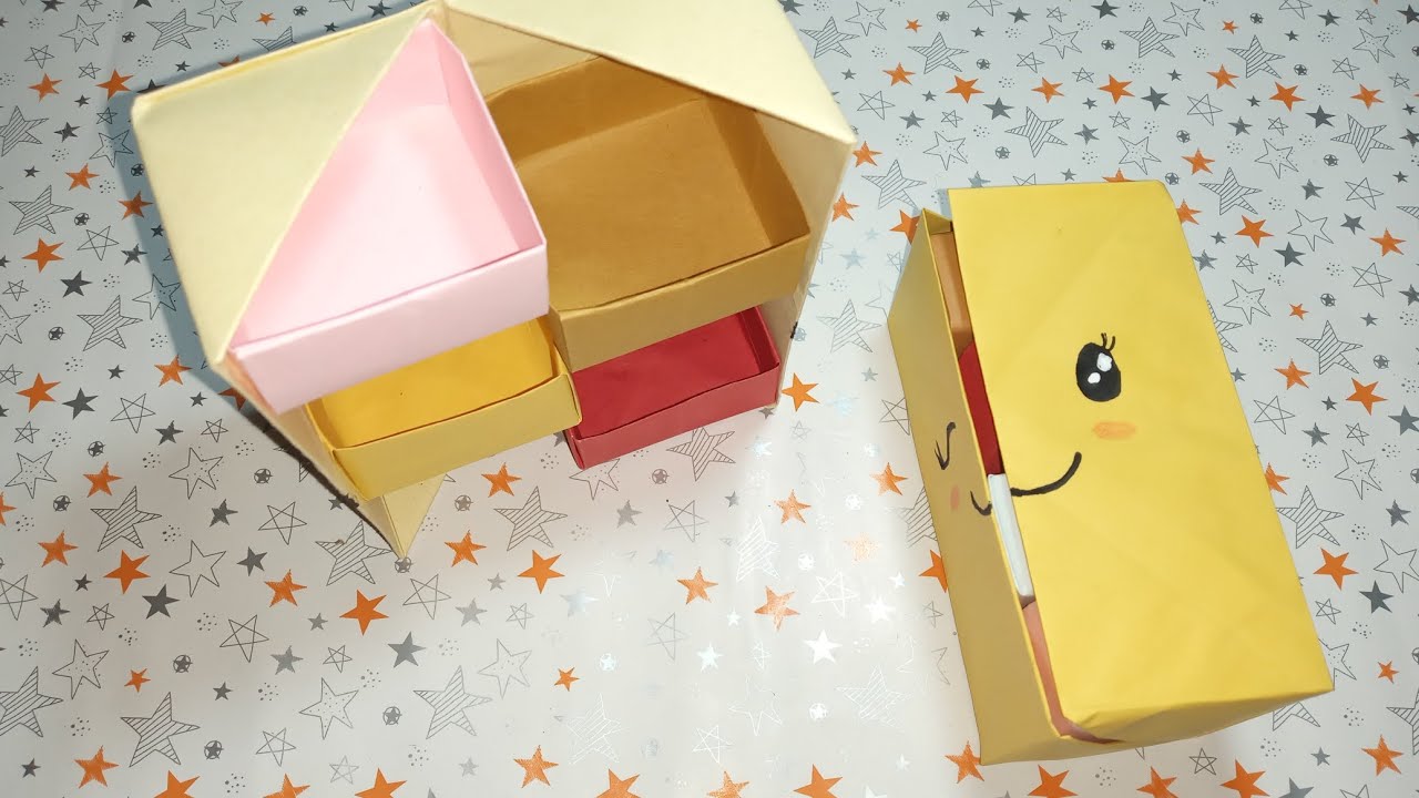 Diy secret stepper box/Paper craft/origami paper craft/Paper box/HS ...