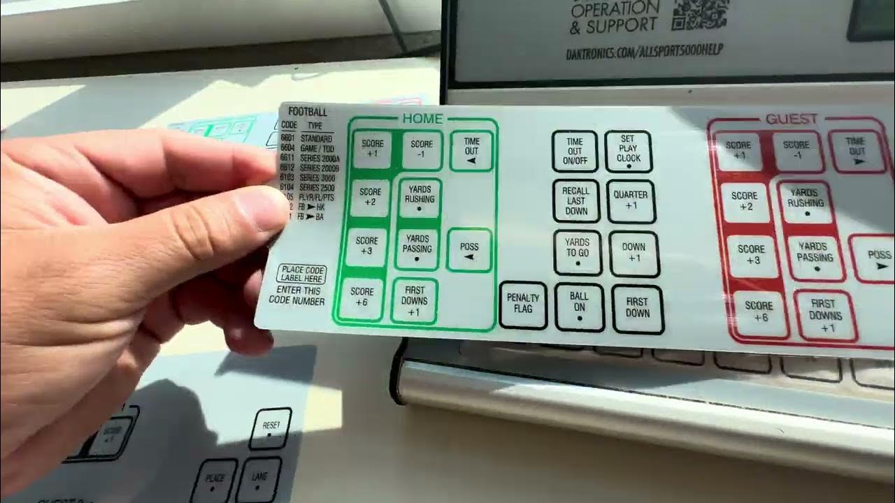 Daktronic Scoreboard Clock Tutorial - YouTube