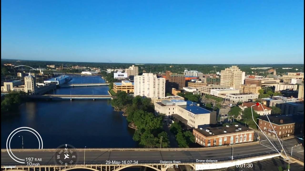 Downtown Rockford 29 May 2016 - YouTube