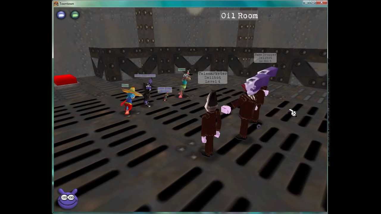 Toontown: Long Factory Run Showing ALL Rooms - YouTube