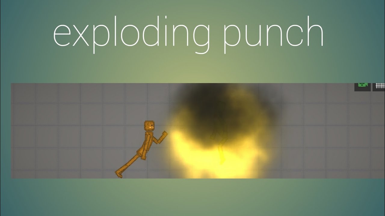 exploding punch! in MELON PLAYGROUND - YouTube