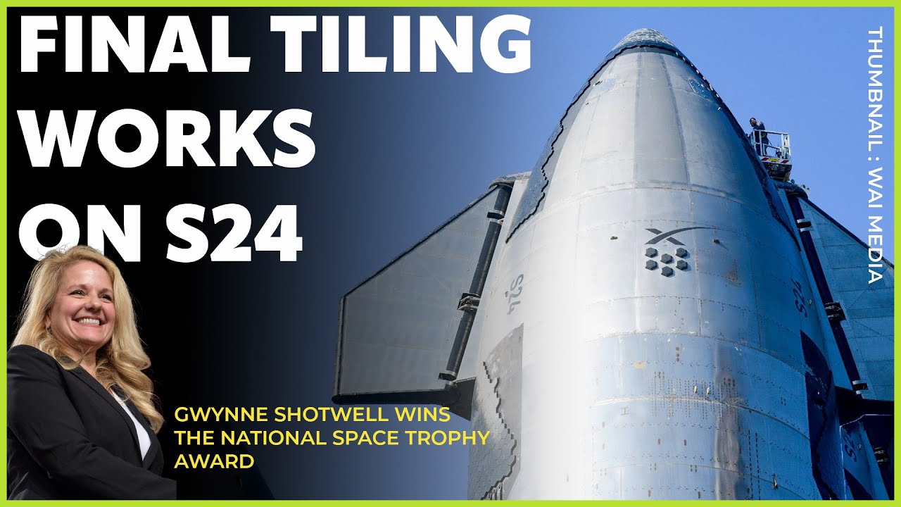 SpaceX Head Wins The National Space Trophy Award | New TPS tiles ...