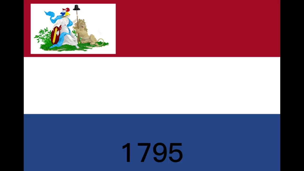 Netherlands Historical Flags - 네덜란드 국기 변천사 - YouTube