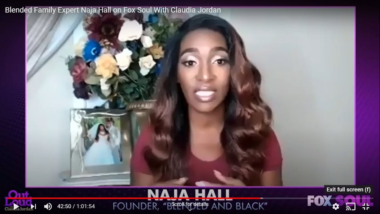 Blended Family Expert Naja Hall on Fox Soul With Claudia Jordan - YouTube