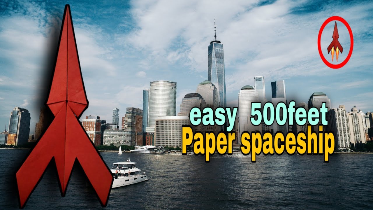paper airplane : How to make the most beautiful paper airplane ️😍 - YouTube