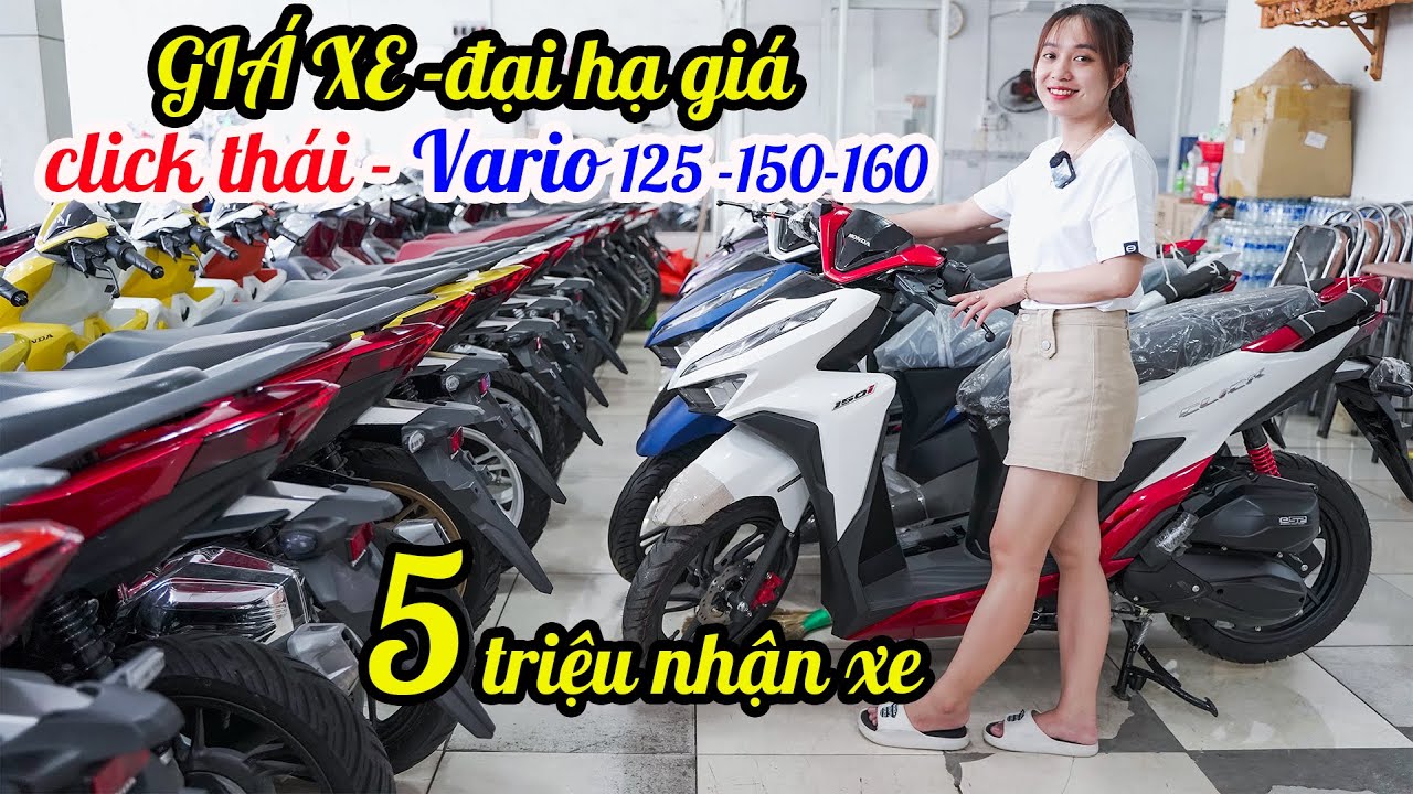BẤT NGỜ HONDA CLICK THÁI 150 VARIO 125 VARIO 150 VARIO 160 GIẢM MẠNH ...