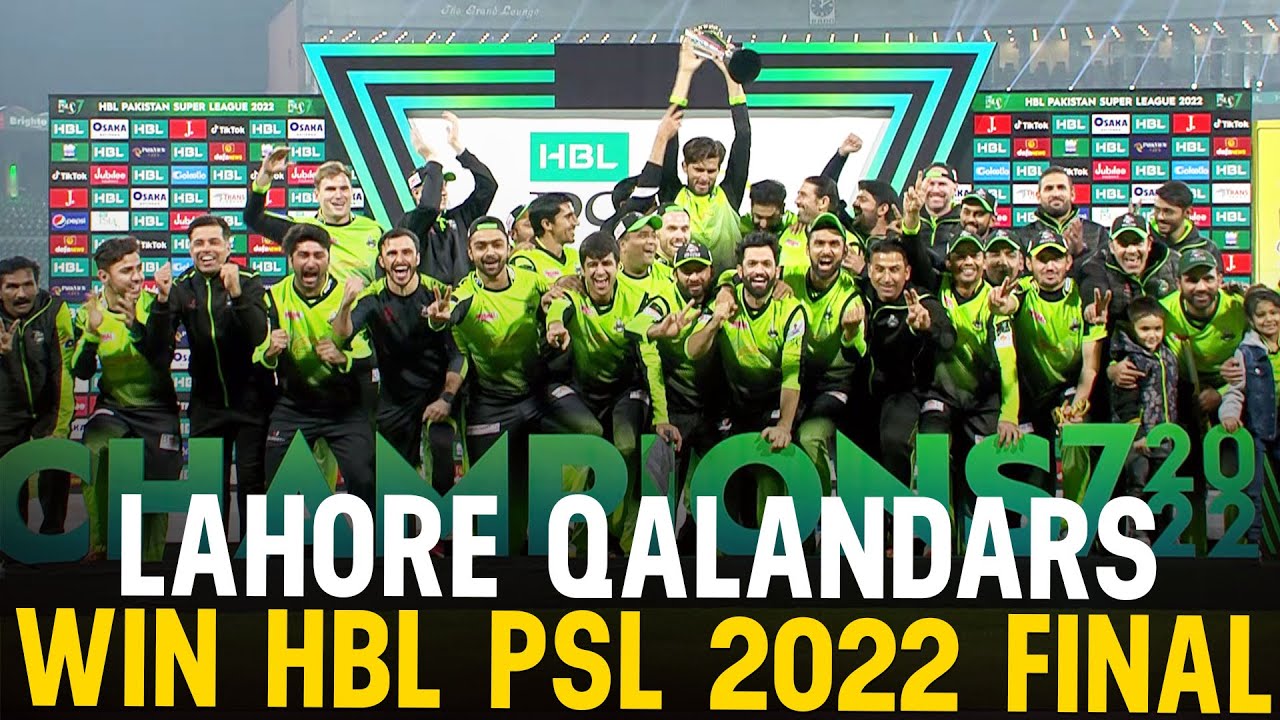 Lahore Qalandars Win HBL PSL 2022! Final Match Winning Moments 🔥🏆 | HBL ...