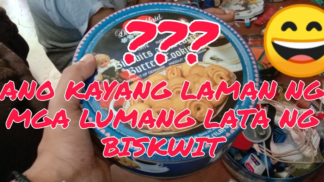 Mga Lumang Lata ng Biskwit|DIY|Organizer|Chikahan|EysonVlog - YouTube
