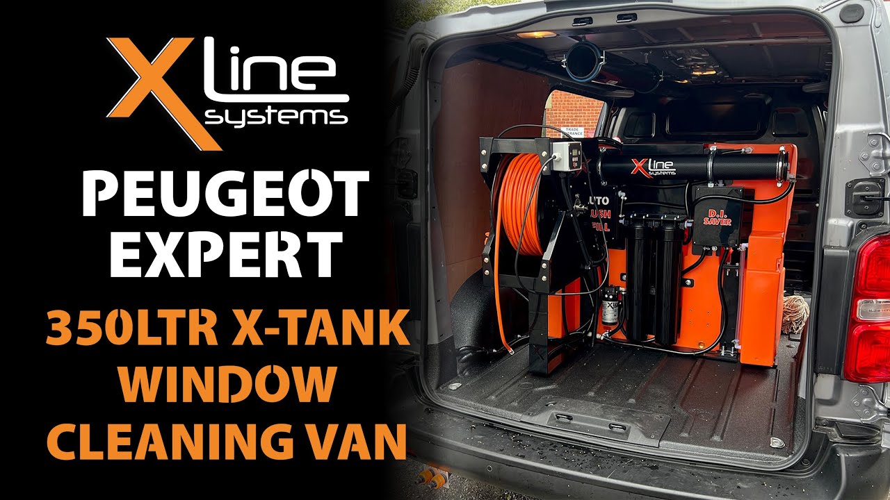 Xline 350ltr Window Cleaning Van Setup & Talk Through - Peugeot Expert ...