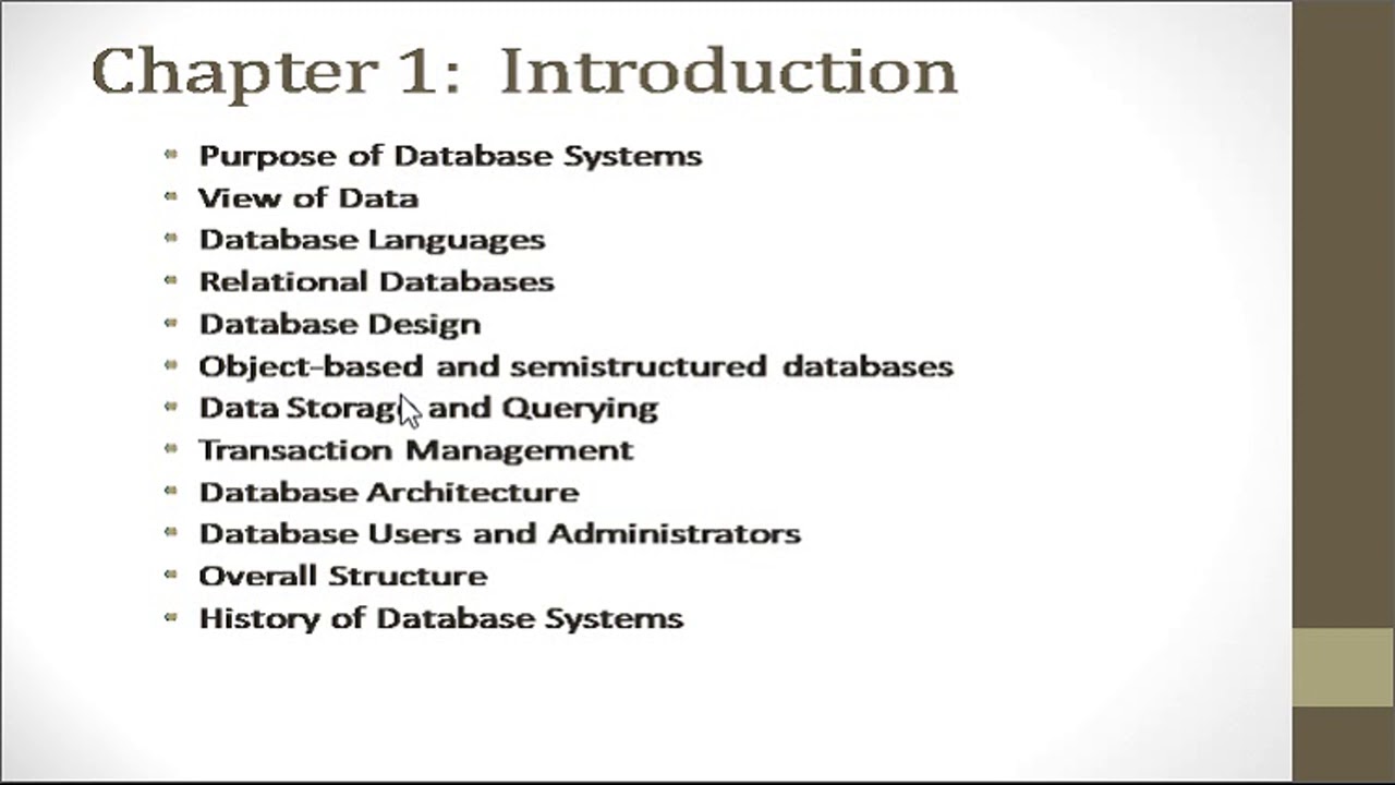 Module 1_Introduction to DBMS CONTENT - YouTube