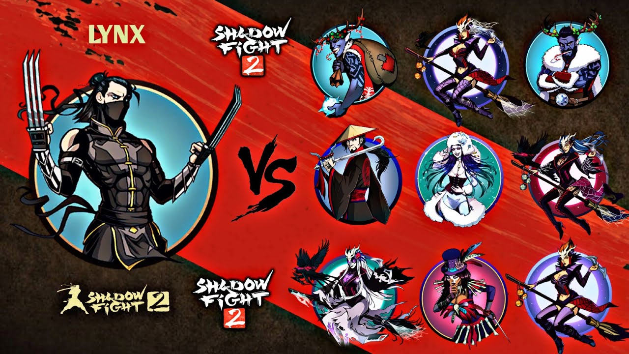 Shadow Fight 2 | Young Lynx vs Event Bosses - YouTube