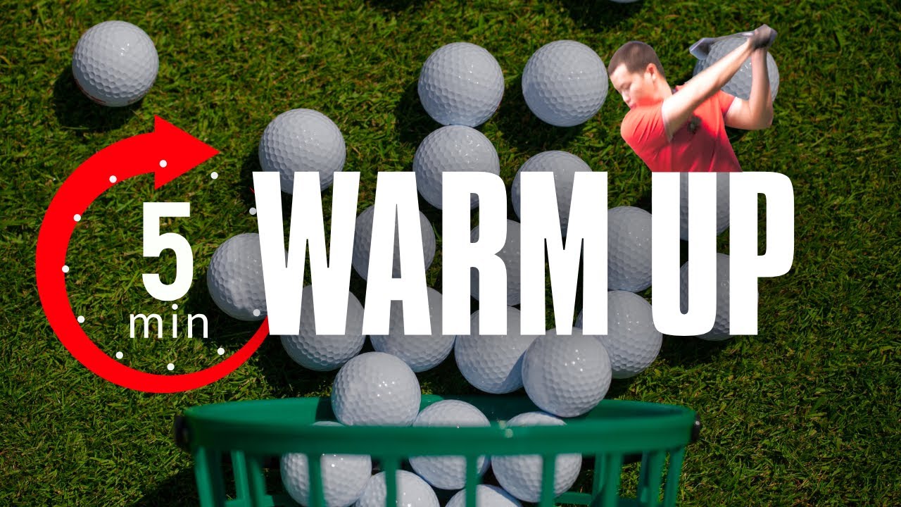 How To Warm Up Before PLAYING GOLF | 5 minute - YouTube